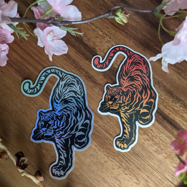 Tiger | Sticker - TinyHoomanArt